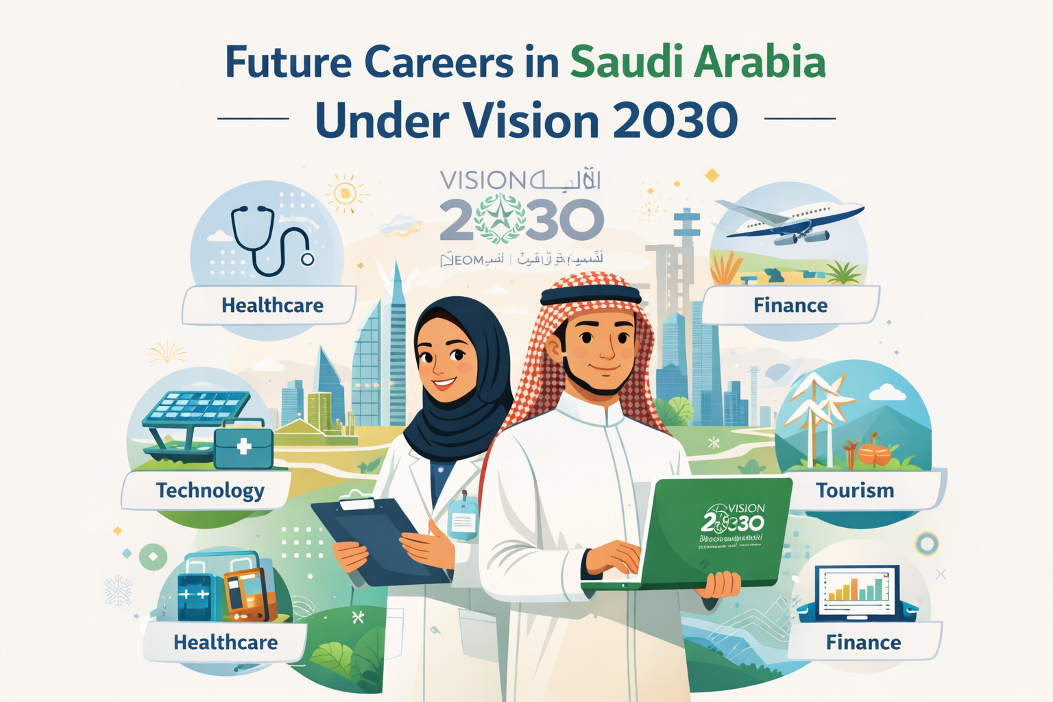Future Careers in Saudi Arabia Under Vision 2030 (Complete Guide) - Edu ...